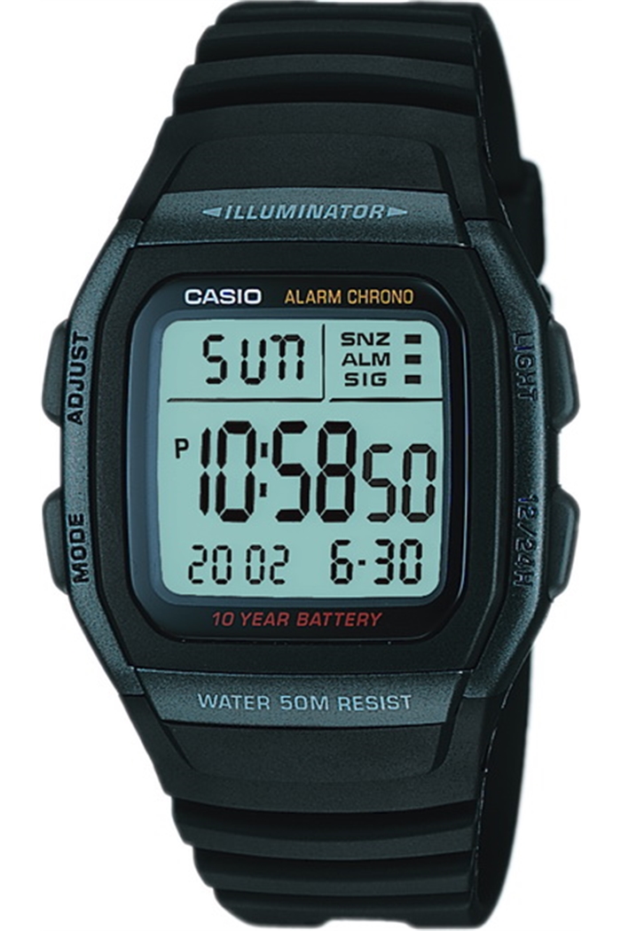 Casio W-96h-1bvdf Dijital Erkek Kol Saati | Gündüz Saat