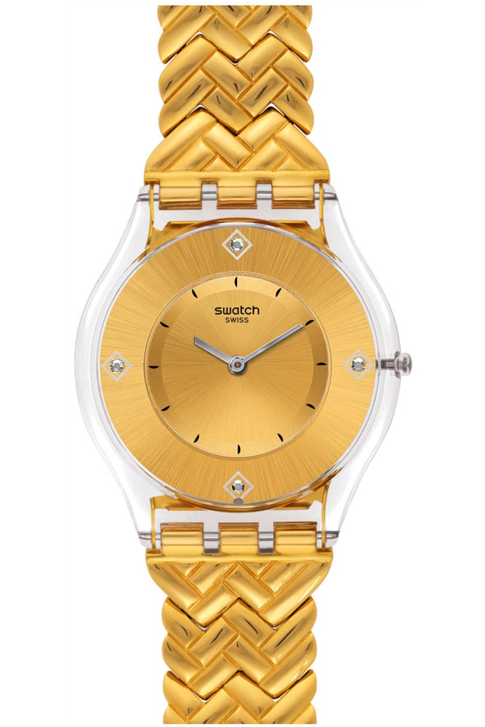 Swatch Sfe106g GOLDEN STREET Bayan Saati