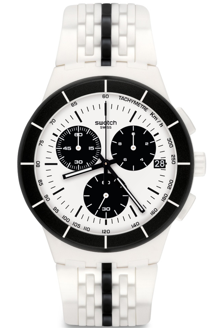 Swatch Susw407 PISTE NOIRE Erkek Kol Saati