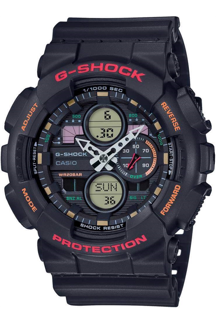 Casio GA-140-1A4DR Gshock Erkek Kol Saati | Gündüz Saat