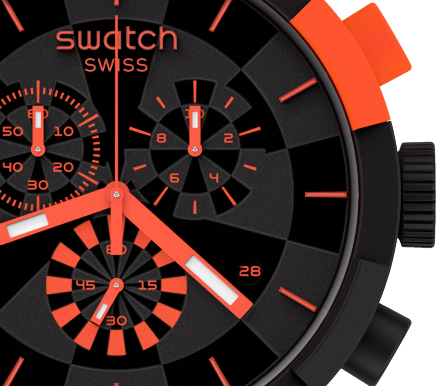 Swatch Sb02b402 CHECKPOINT RED | Gündüz Saat