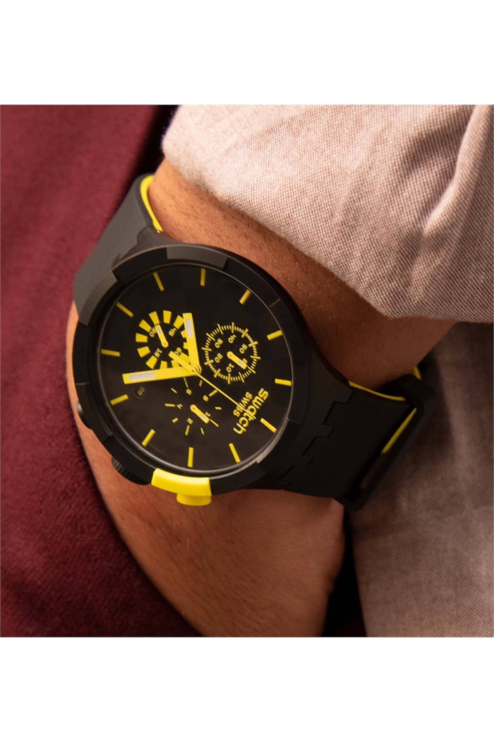 Swatch Sb02b403 CHECKPOINT YELLOW Erkek Saati | Gündüz Saat