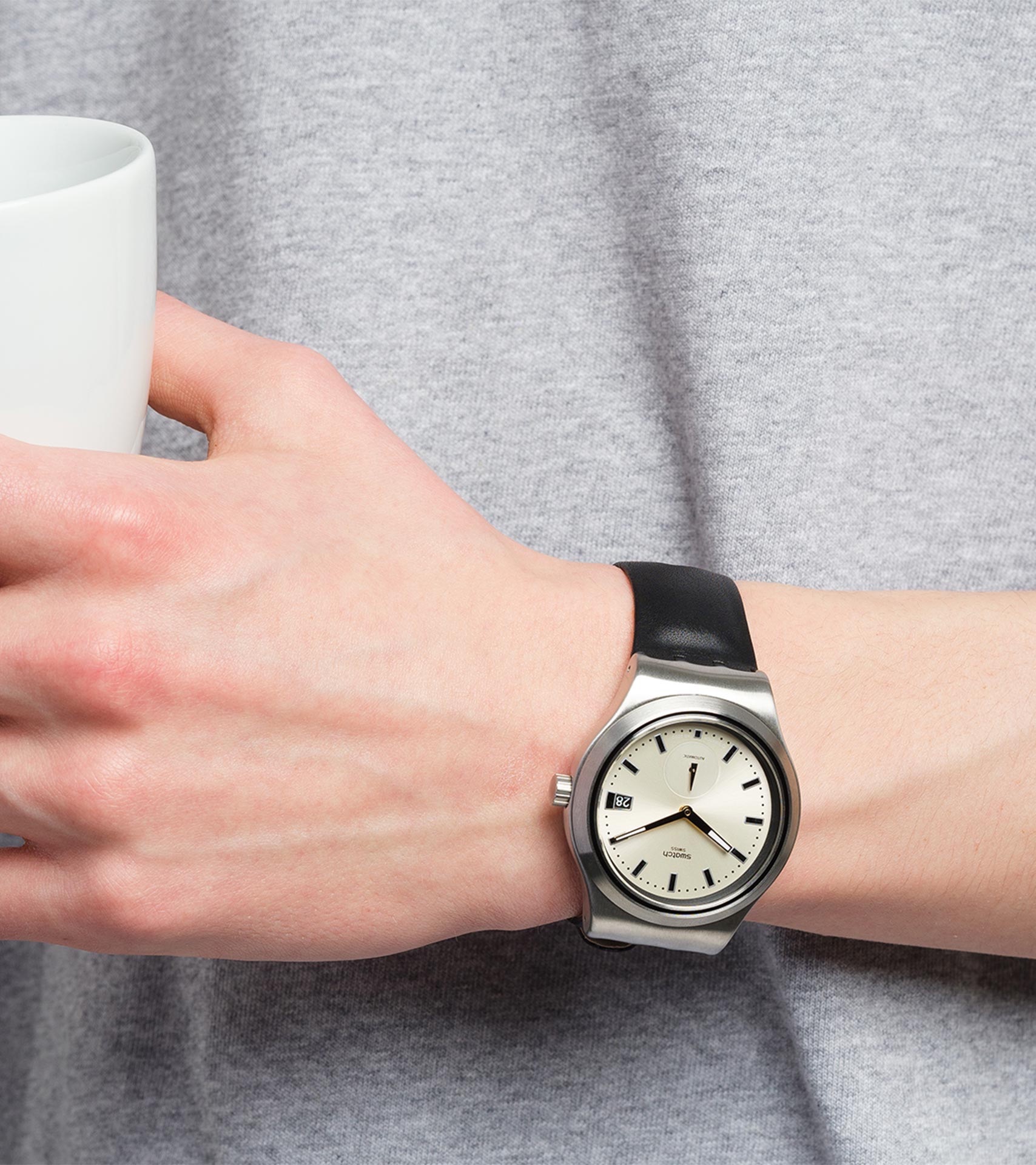 Swatch Sy23s408 UNAVOIDABLE Otomatik Kol Saati | Gündüz Saat