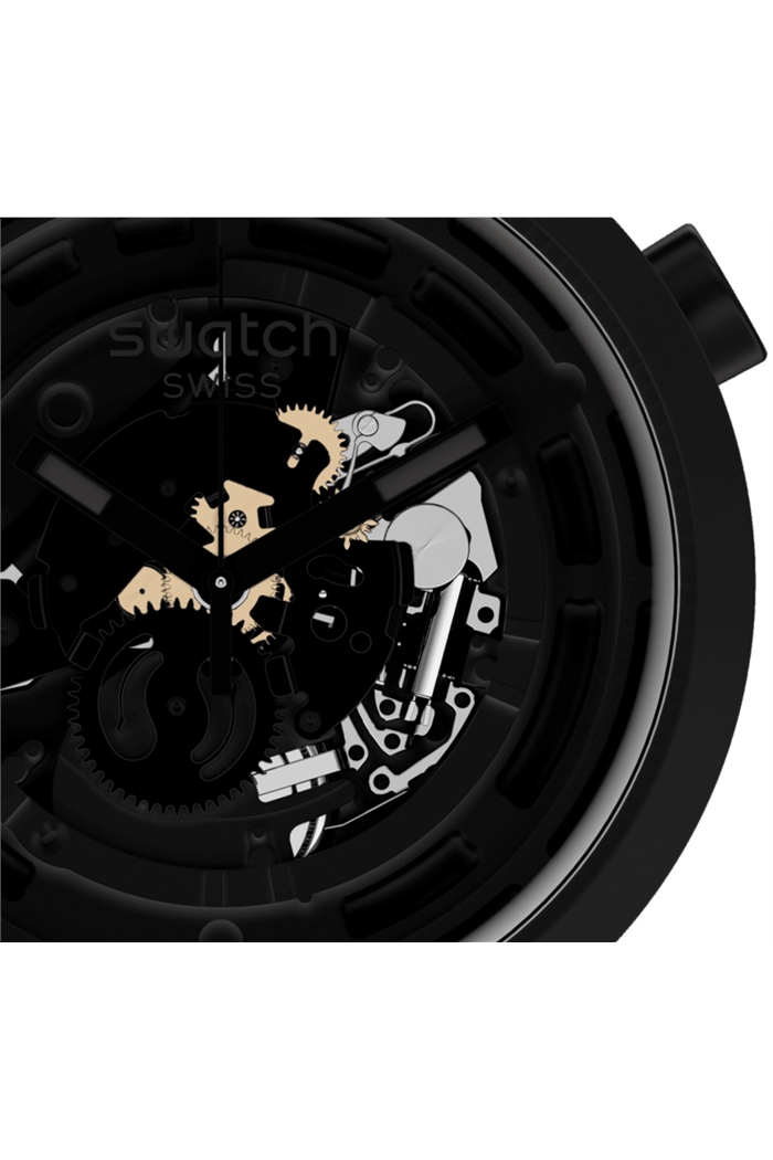 Swatch Sb03b100 C-BLACK Big Bold Ceramic | Gündüz Saat