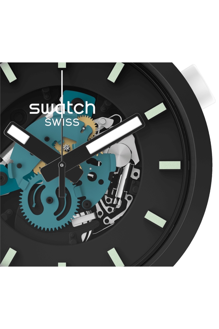 Swatch Sb03b107 NIGHT TRIP Erkek Kol Saati | Gündüz Saat
