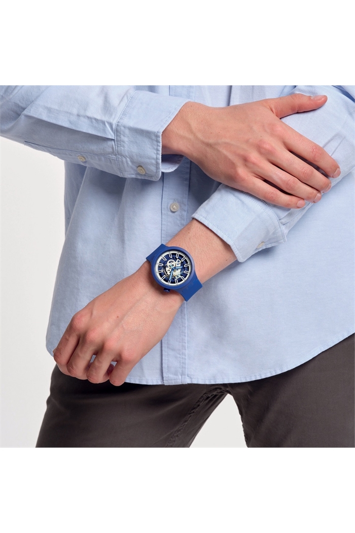 Swatch Sb01n102 ISWATCH BLUE Kol Saati | Gündüz Saat