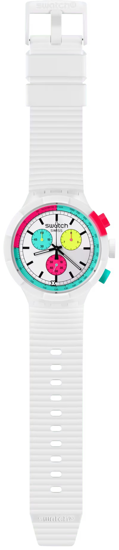 Swatch Sb06w100 THE PURITY OF NEON | Gündüz Saat