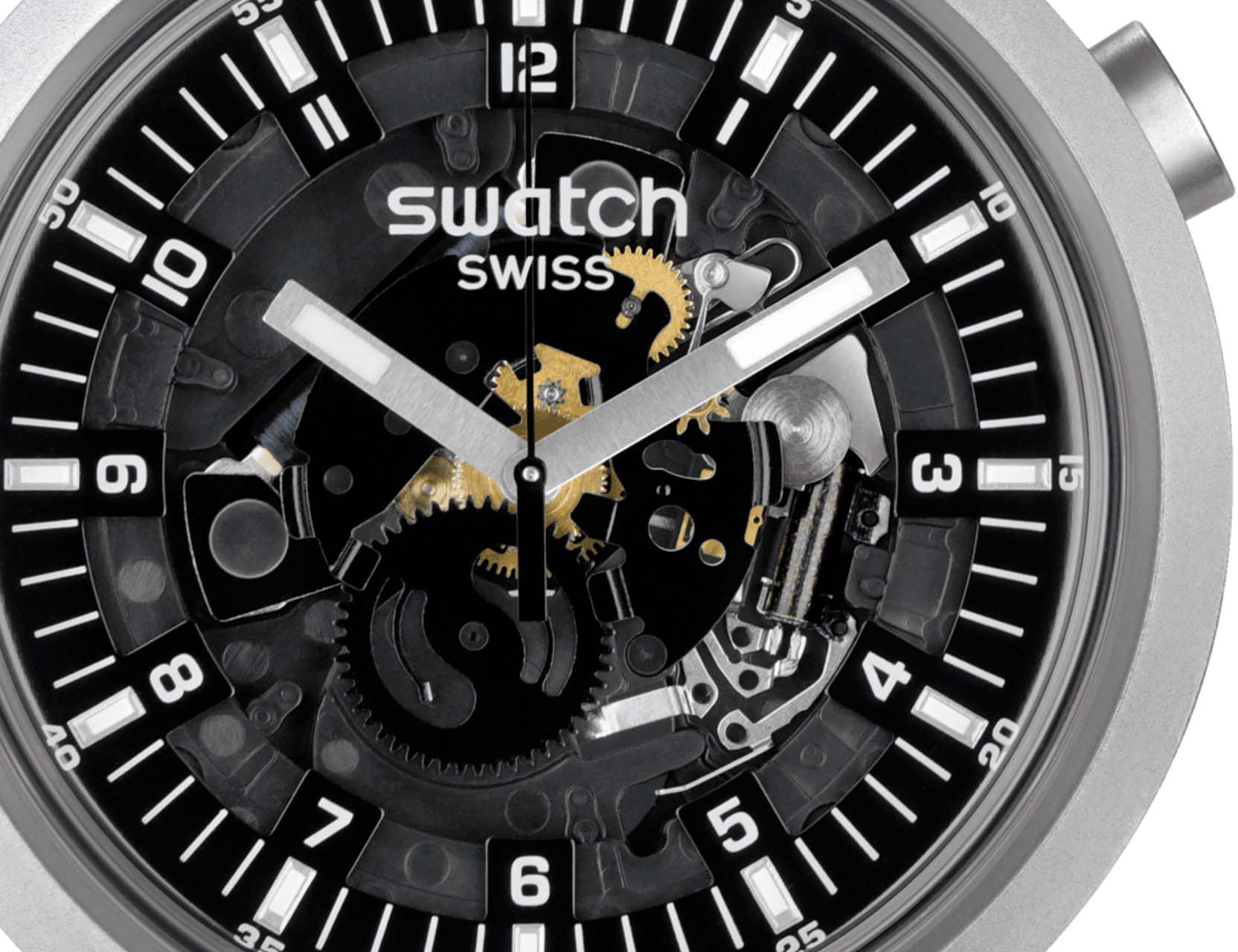 Swatch BIG BOLD IRONY Sb07s105 DARK IRONY | Gündüz Saat