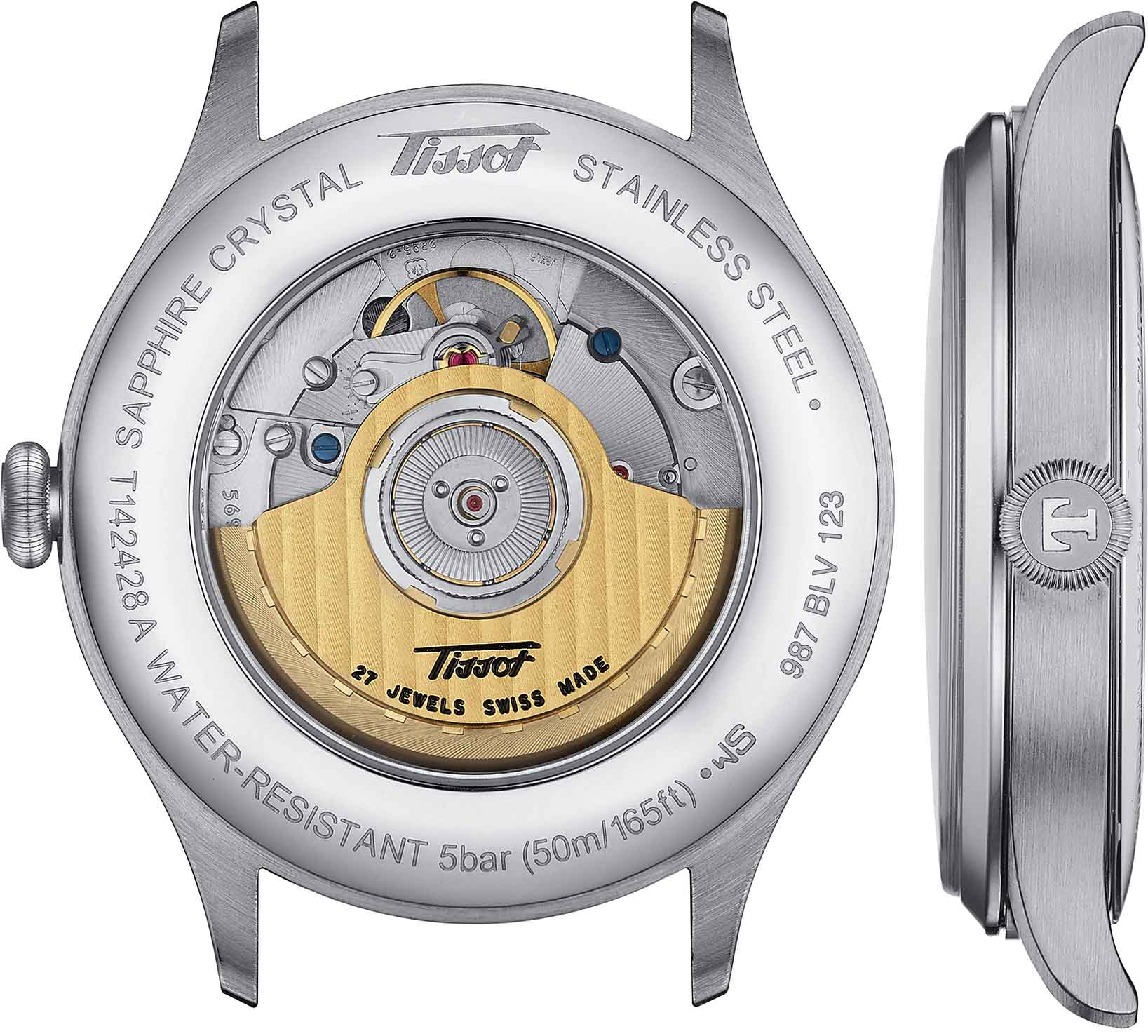 Tissot TİSSOT HERİTAGE SMALL SECOND 1938 COSC T142.428.11.082.00 ...