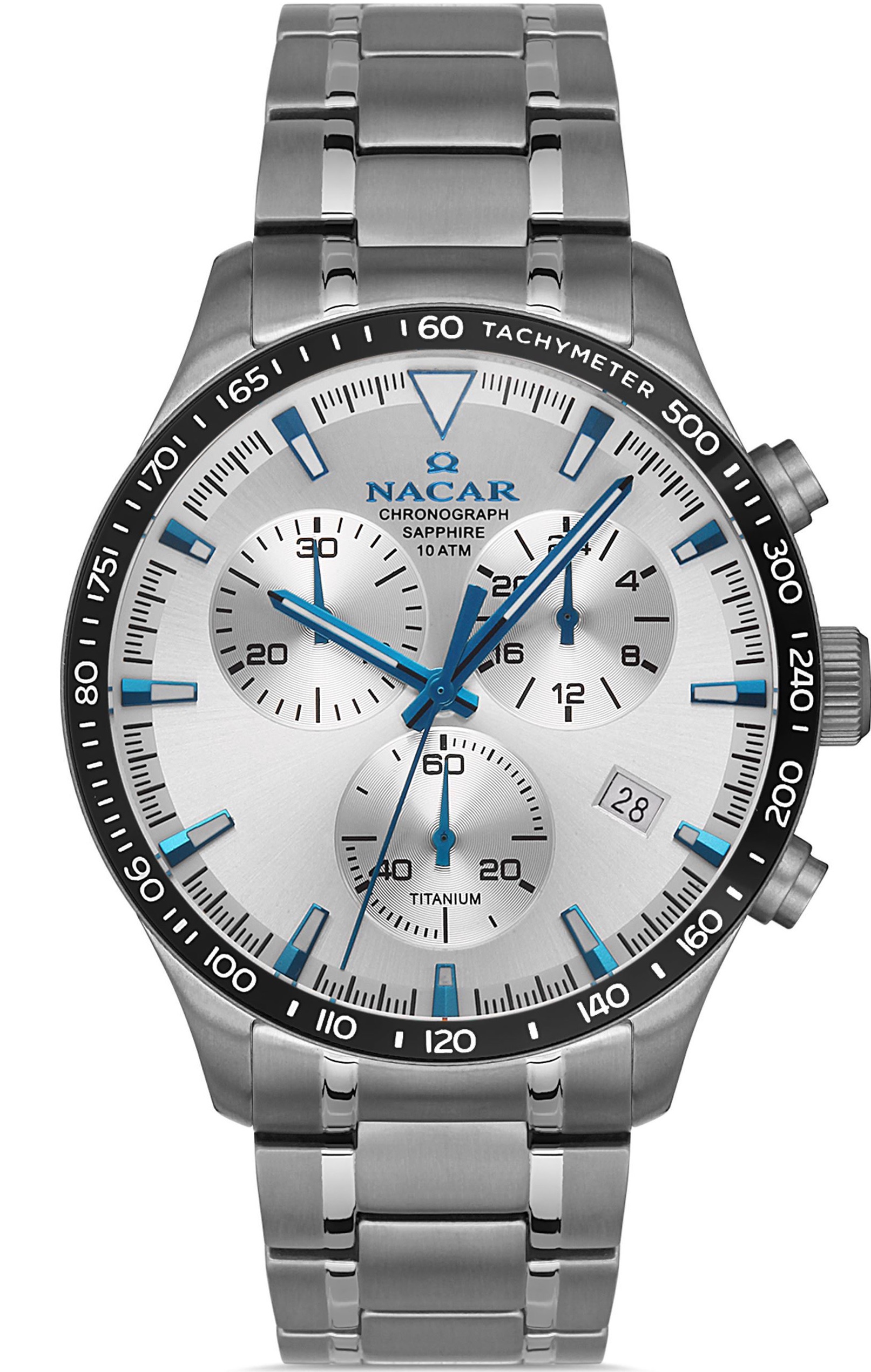 Nacar Nc34-25B019-Tslm Titanyum Erkek Kol Saati | Gündüz Saat