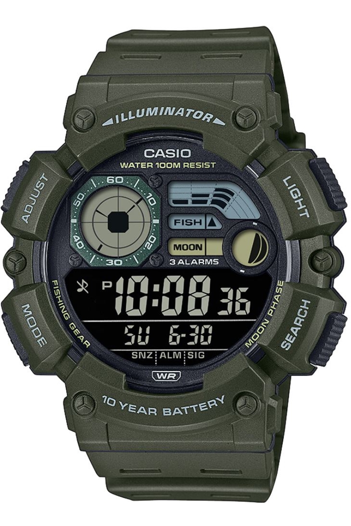 Casio Ws-1500H-3Bvdf Dijital Erkek Kol Saati | Gündüz Saat